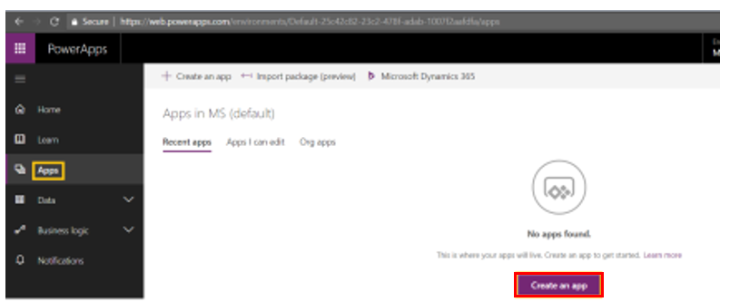 PowerApps Getting Started – Cloud Avenue