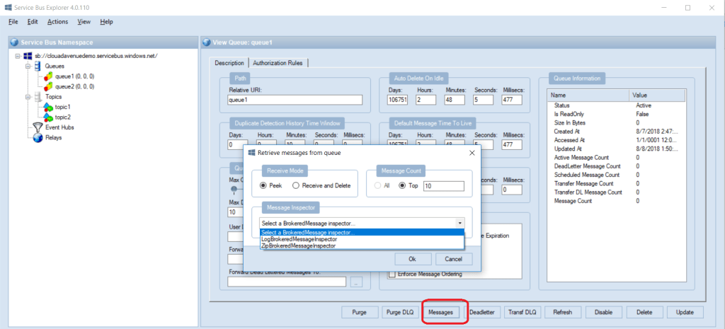 Using Service Bus Explorer to manage and test Service Bus Queues ...